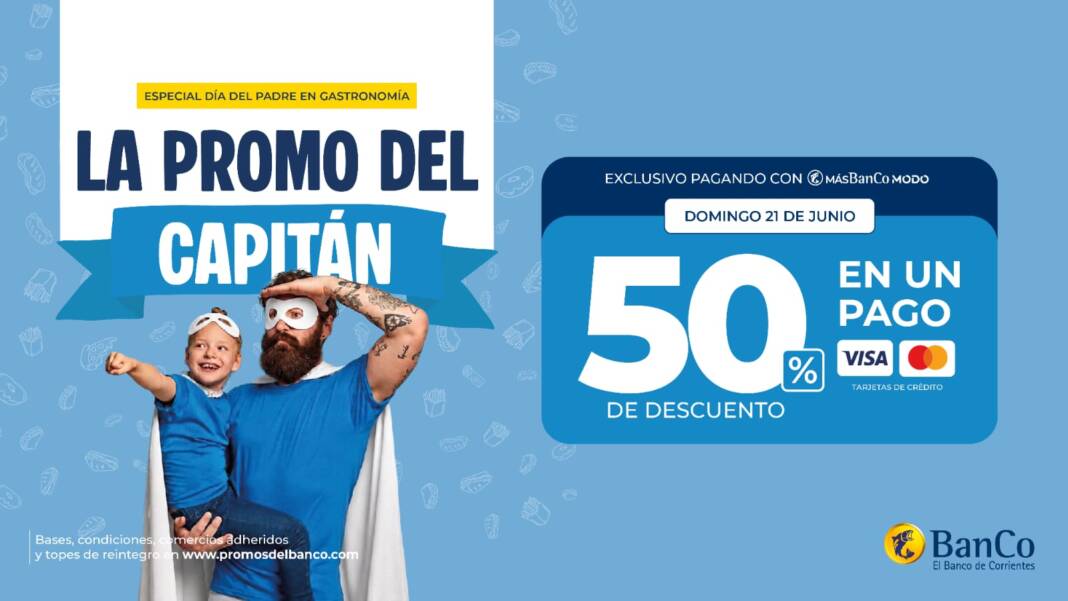 La promo del Capitán: hasta 50% de descuento con tarjetas del Banco de ...